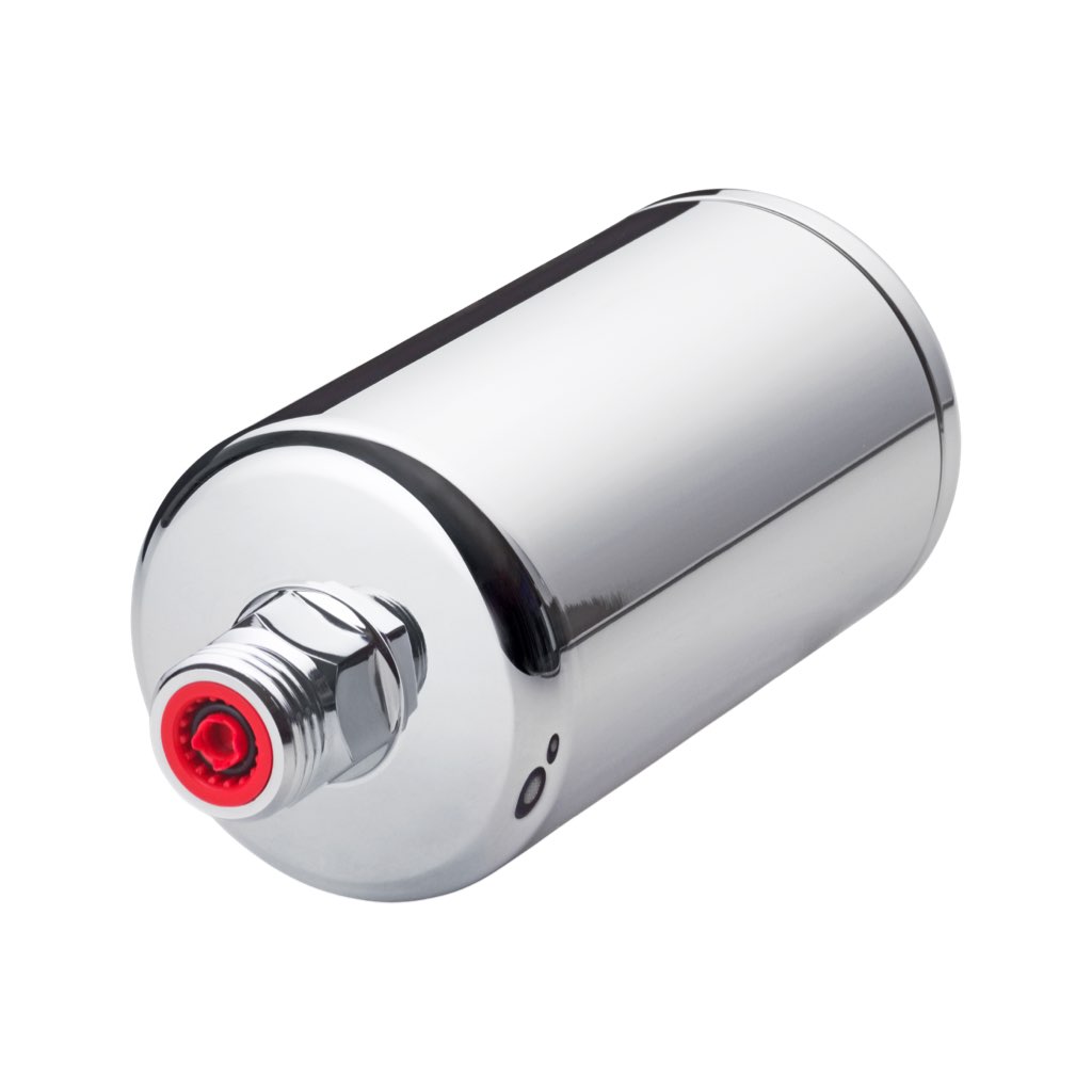 Chrome In-Line Filter - T-safe | Delivering Safe Water